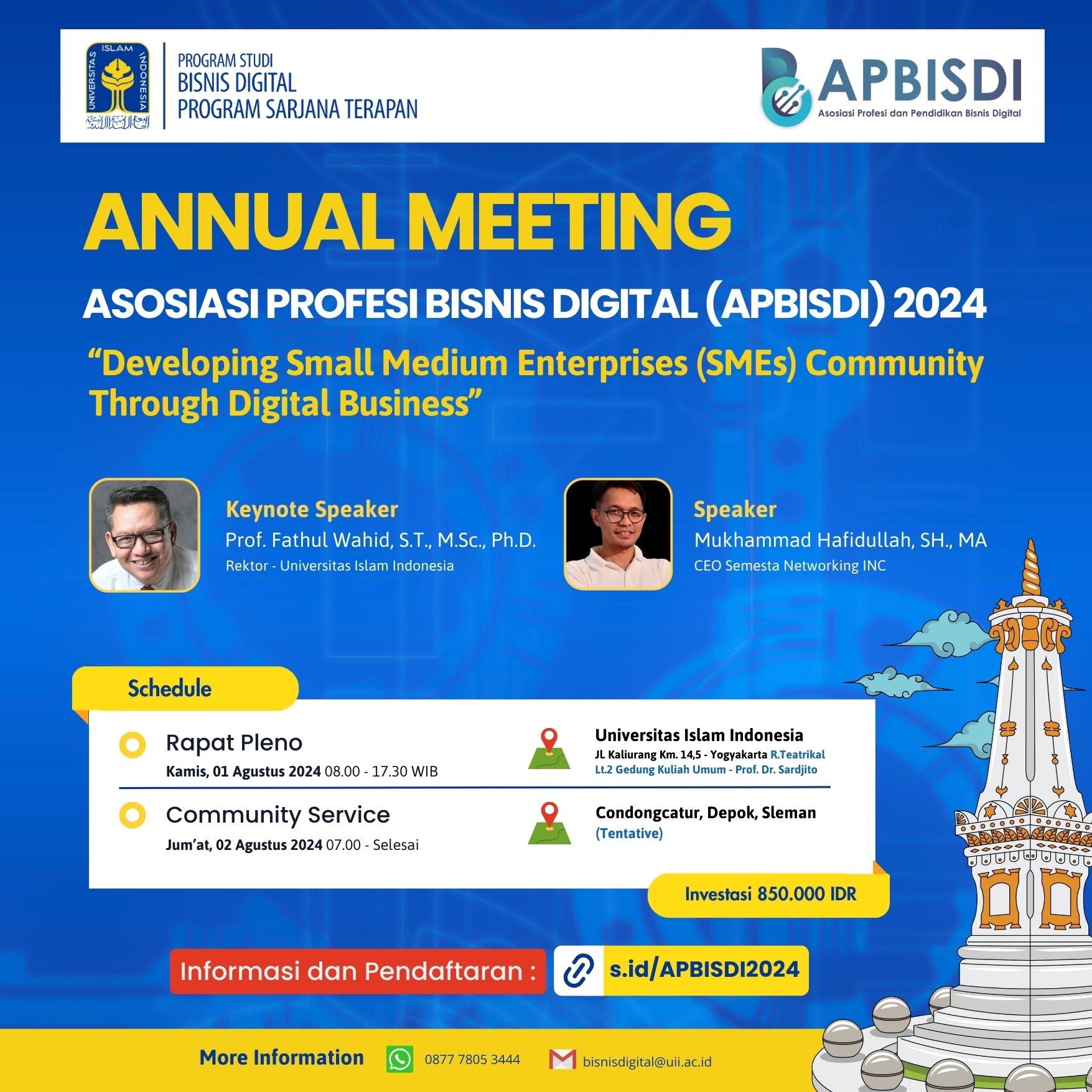 Rapat Pleno APBISDI 2024 - Sarjana Terapan Universitas Islam Indonesia