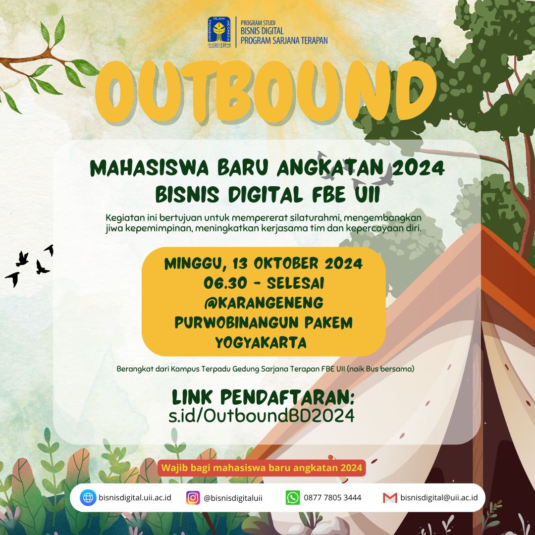 Outbond Mahasiswa Bisnis Digital 2024 - Sarjana Terapan Universitas ...